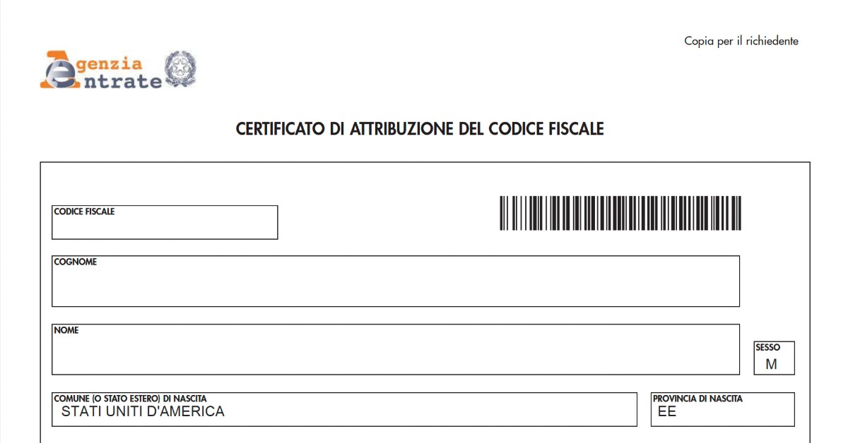 How to obtain the Codice Fiscale – Fiscal Code - Barbara De Benedittis